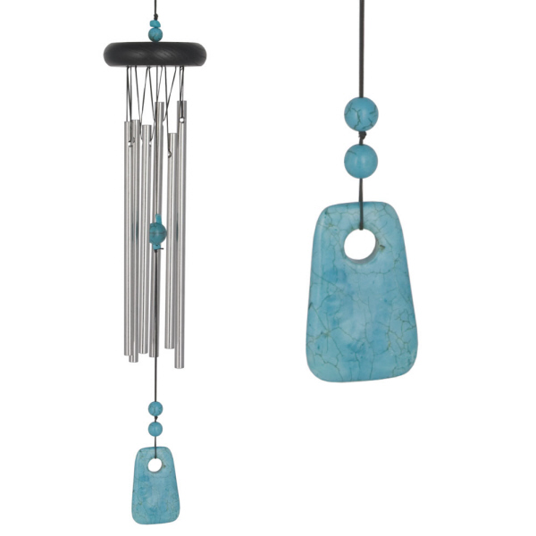 Southwest Wind Chimes: Chakra Chimes- Turquoise | Joe Wilcox Indian Den