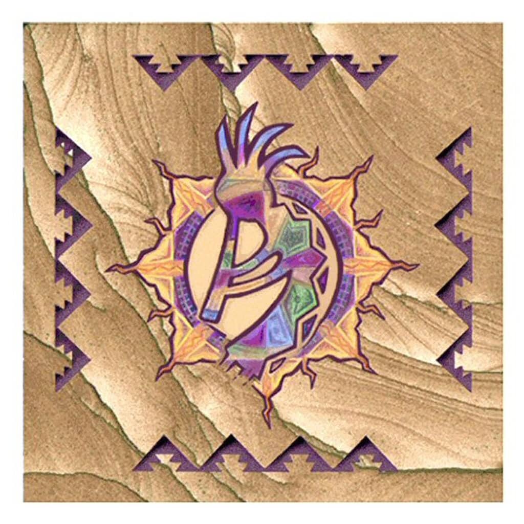 Sun Dancer Sandstone Square Coaster | Joe Wilcox Indian Den