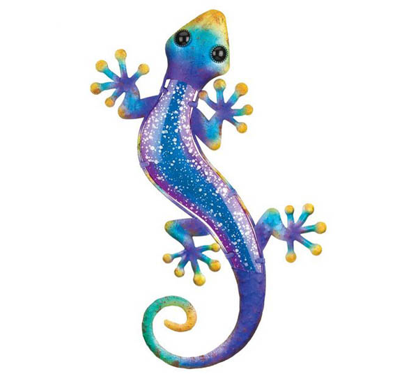 Watercolor Gecko Wall Decor 18" | Joe Wilcox Indian Den
