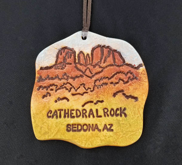 Clay Cathedral Rock Sedona Ornament | Joe Wilcox Indian Den