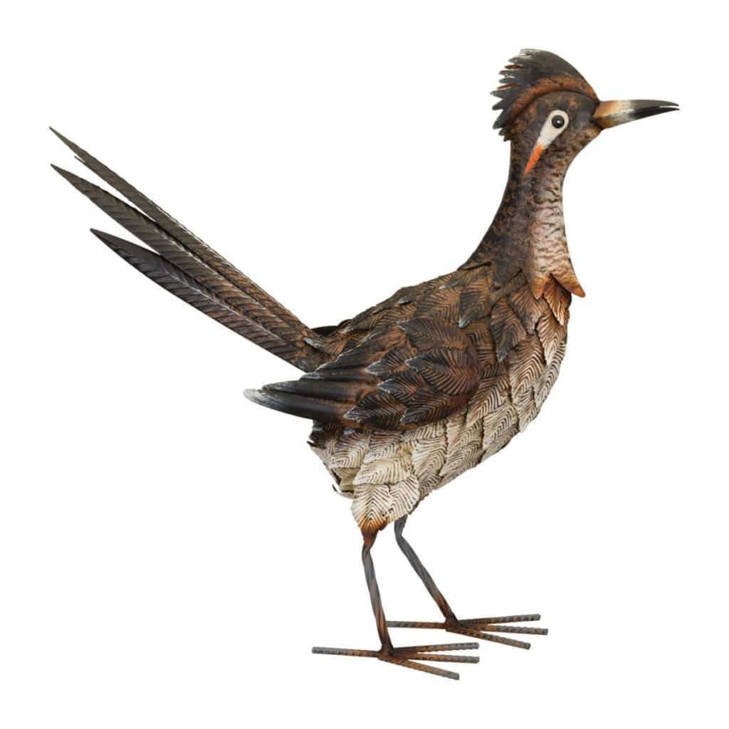 Large Metal Roadrunner Statue | Joe Wilcox Indian Den