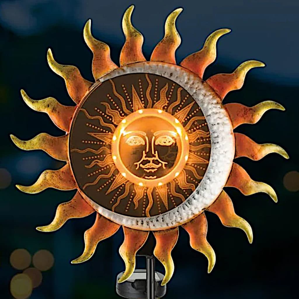Illusion Solar Lighted Garden Stake – Sun