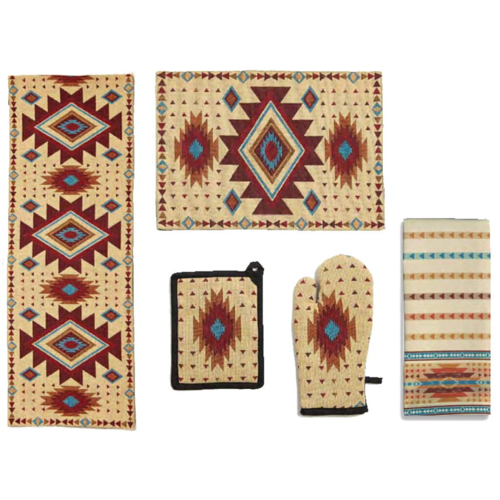 Kinara Sonoita Native American Design Placemat Set